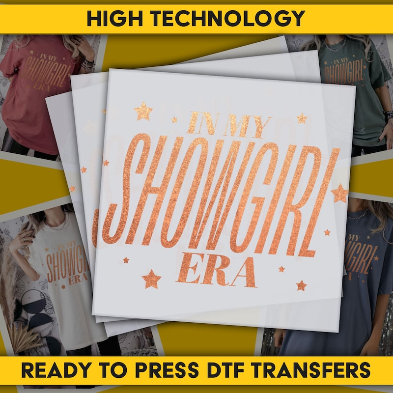 Showgirl Iron on Decals - Etsy