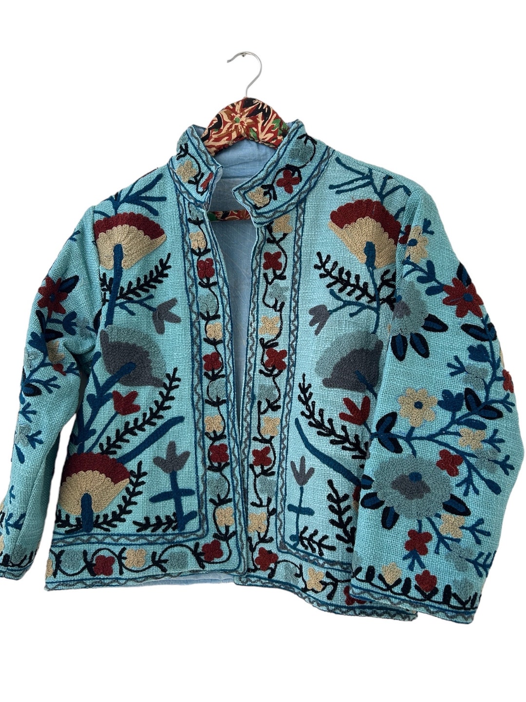 Cotton Embrodiry Tnt Fabric Jacket Inside Lining Kimono Short Jacket - Etsy