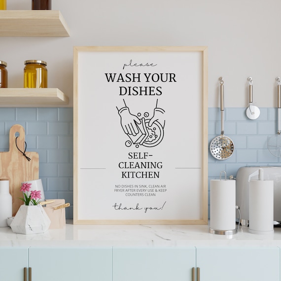 Keep The Kitchen Clean Poster