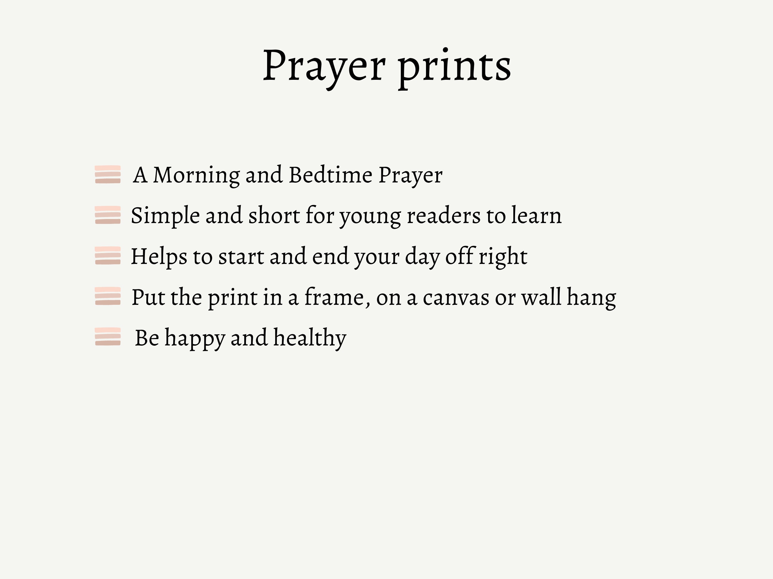 The Lord's Prayer, Scripture Wall Art for Kids, Serenity Prayer Wall ...