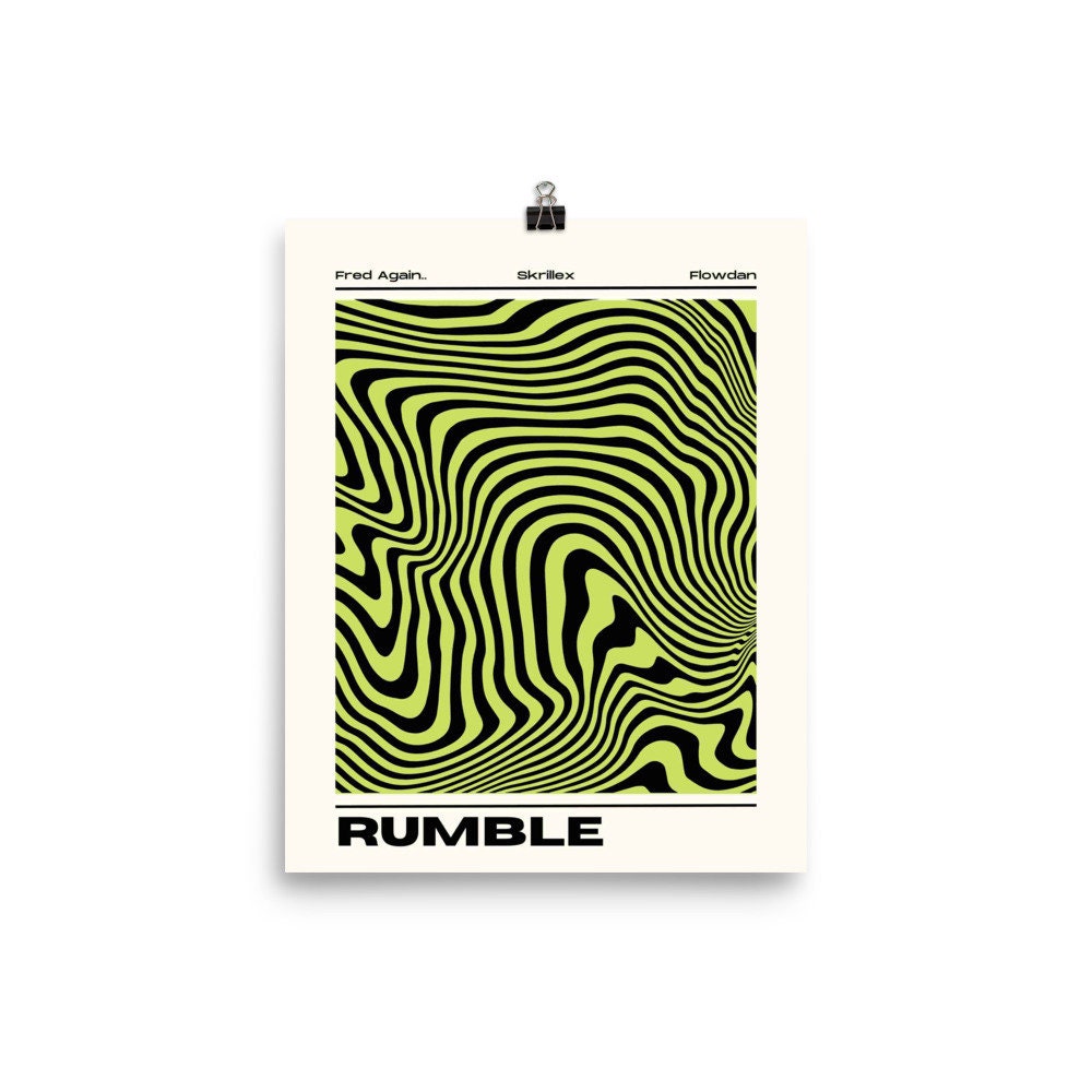 Skrillex Signed Poster