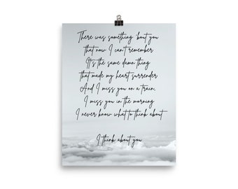 The 1975 Poster About You - Etsy