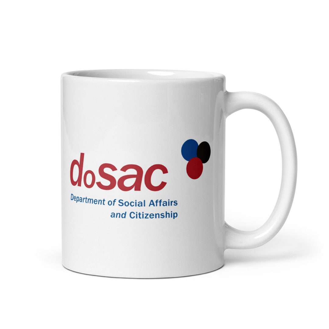The Thick of It BBC Comedy Dosac Department of Social Affairs and Citizenship Mug - Etsy