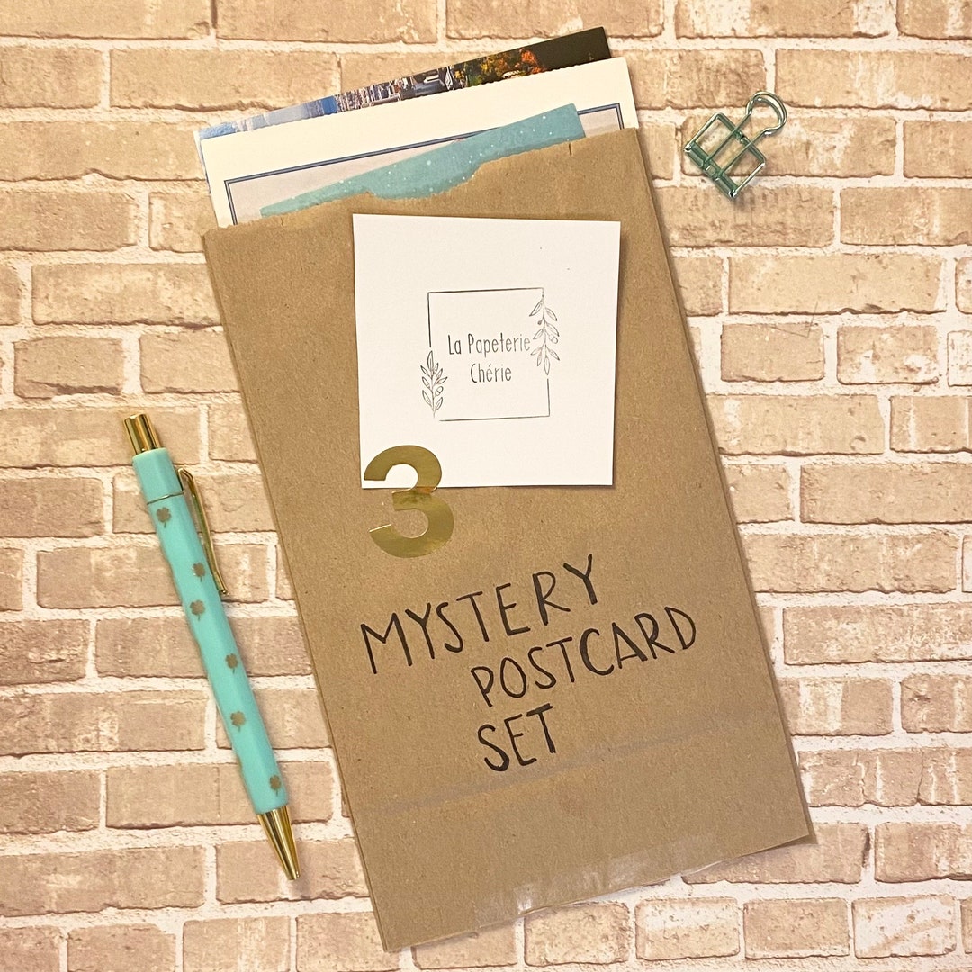 Mystery Postcard Set, Funny Animals, Boho, Vintage, Landscapes, Monet ...