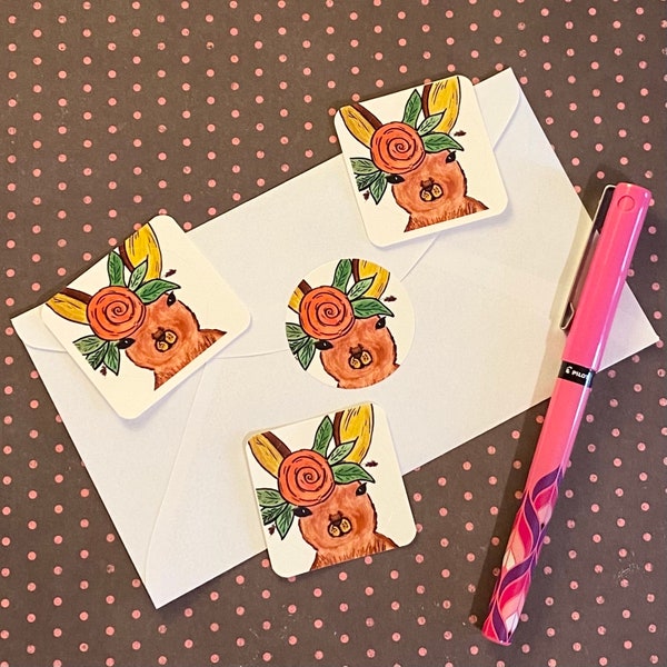 Handmade Stickers - Etsy