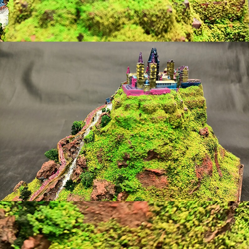 Harry Potter Hogwart's Diorama Wizard Castle Nature - Etsy