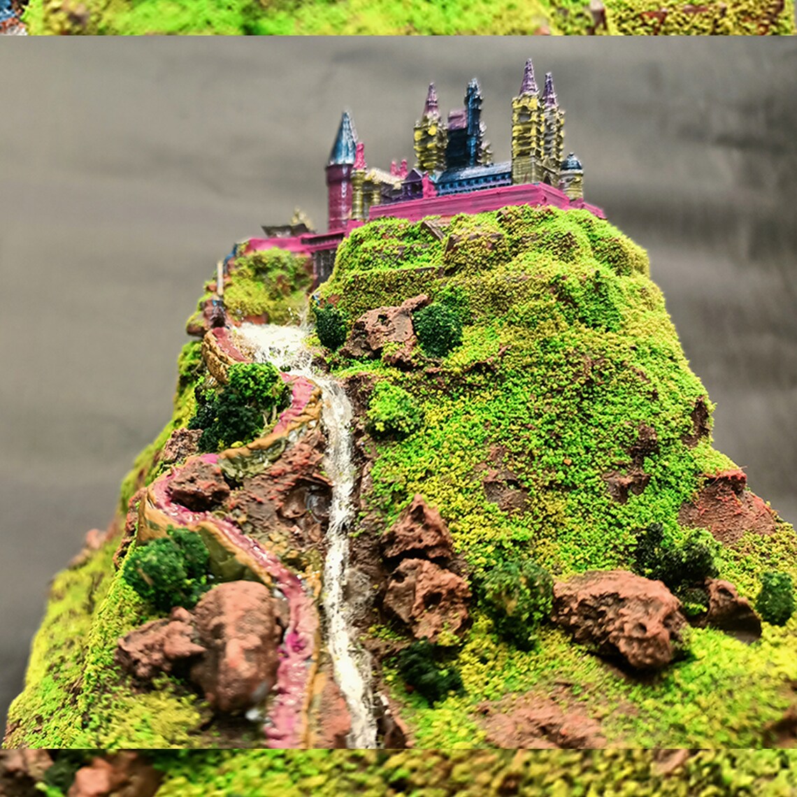 Harry Potter Hogwart's Diorama Wizard Castle Nature - Etsy