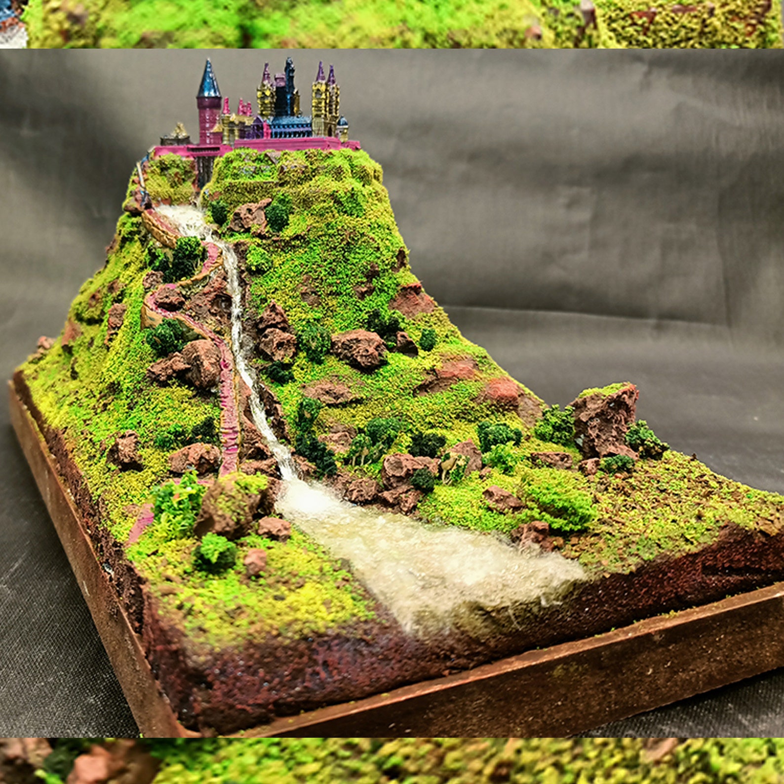 Harry Potter Hogwart's Diorama Wizard Castle Nature - Etsy
