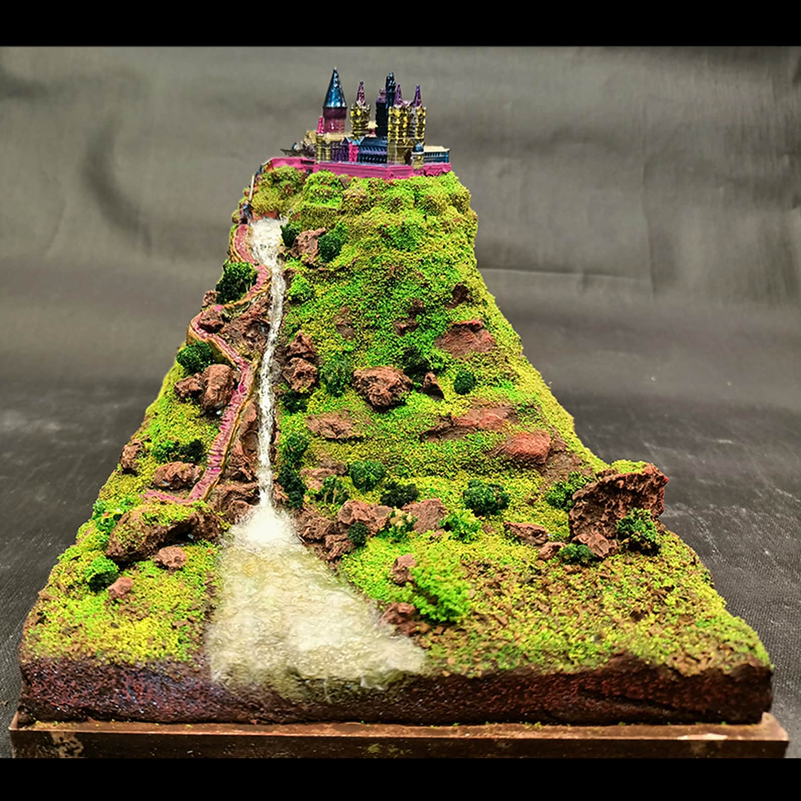 Harry Potter Hogwart's Diorama Wizard Castle Nature - Etsy