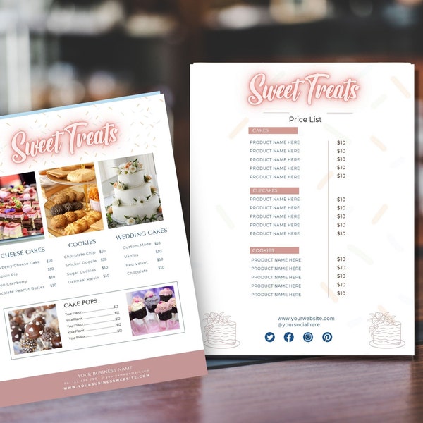 Treat Price List - Etsy