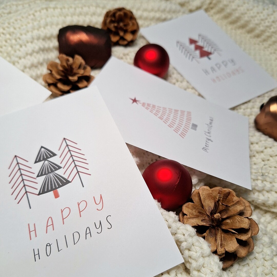 Christmas Postcards, Printable Christmas Postcards, Merry Christmas ...