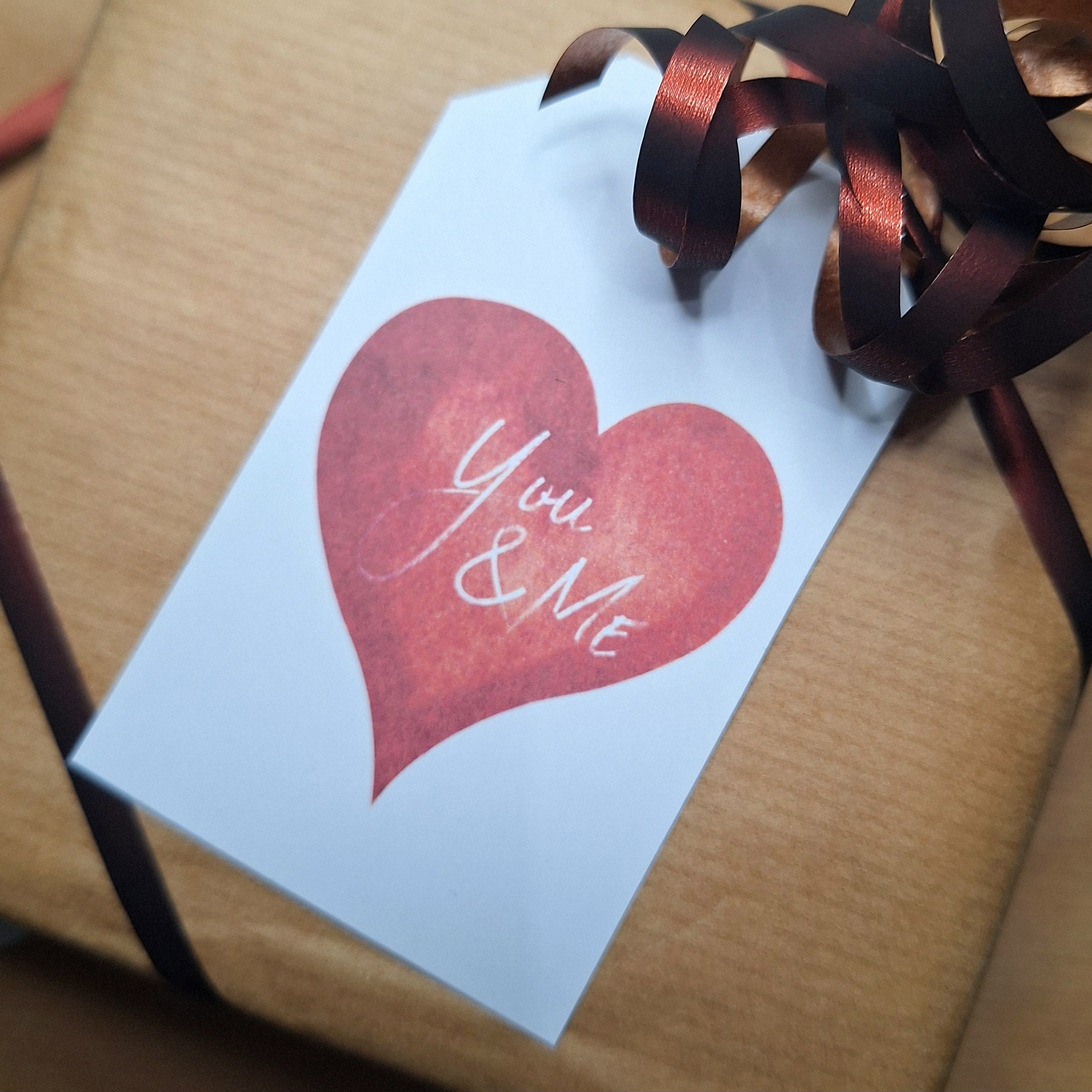 Valentine's Day Gift Tags, Valentine's Gift Tags, Printable Valentine's ...