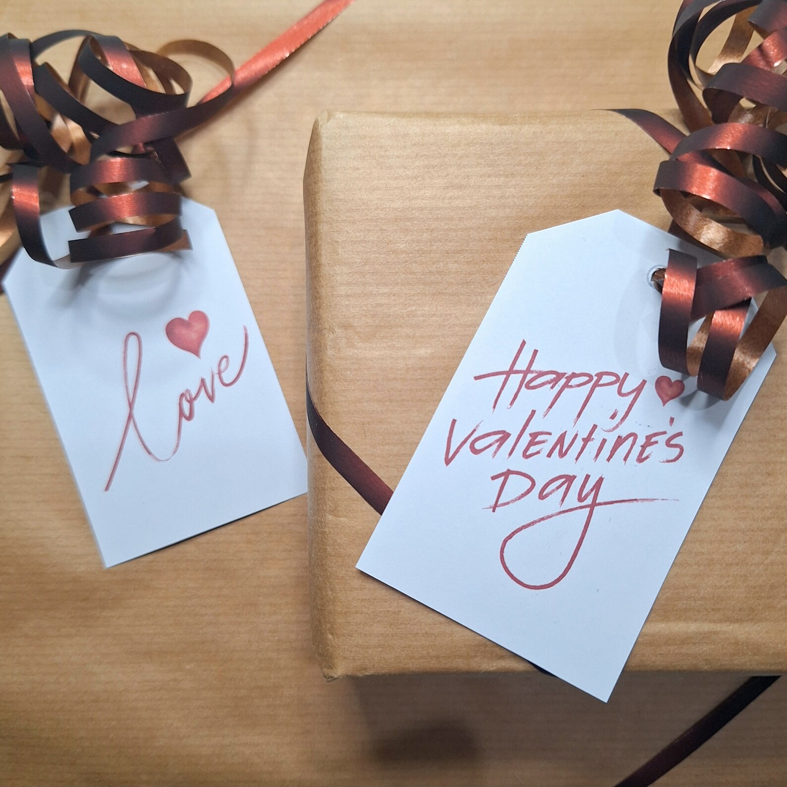 Valentine's Day Gift Tags, Valentine's Gift Tags, Printable Valentine's ...