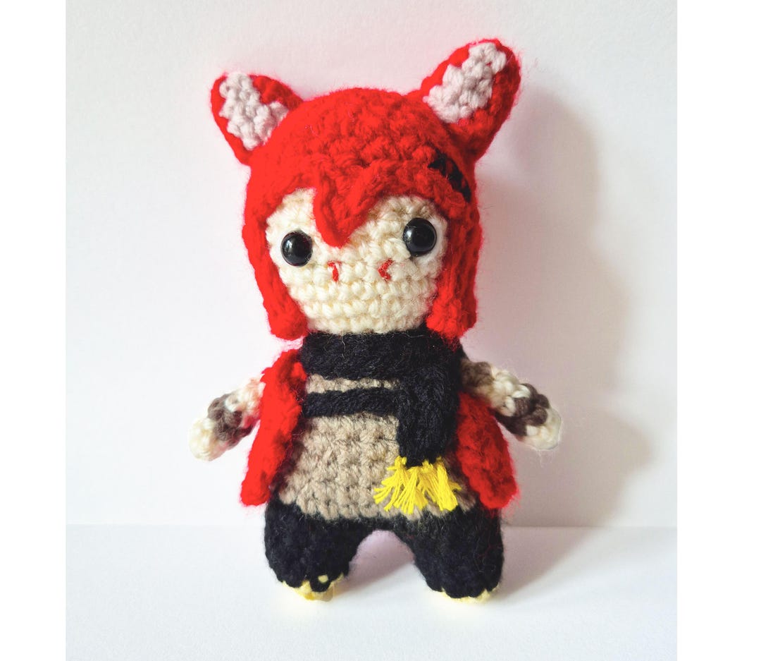 G'raha Tia FFXIV Crochet Plush Doll FF14 Final Fantasy - Etsy