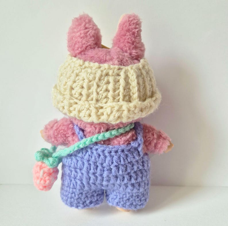 Labubu Outfit Crochet 3 Piece Set Handmade Clothes - Etsy