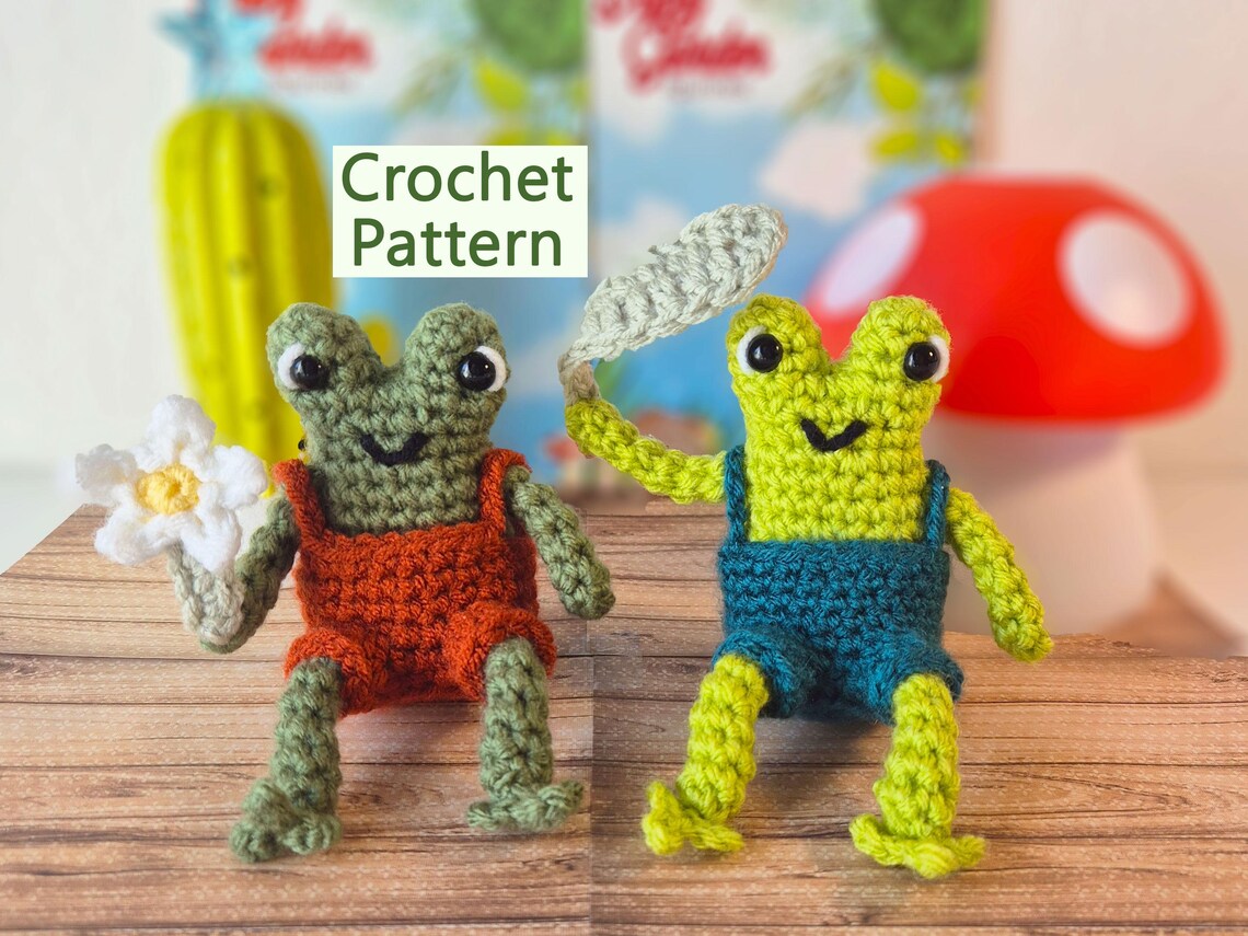 Crochet Frog Plush PATTERN - Amigurumi Cute Frog Toy Gift Tutorial - Etsy