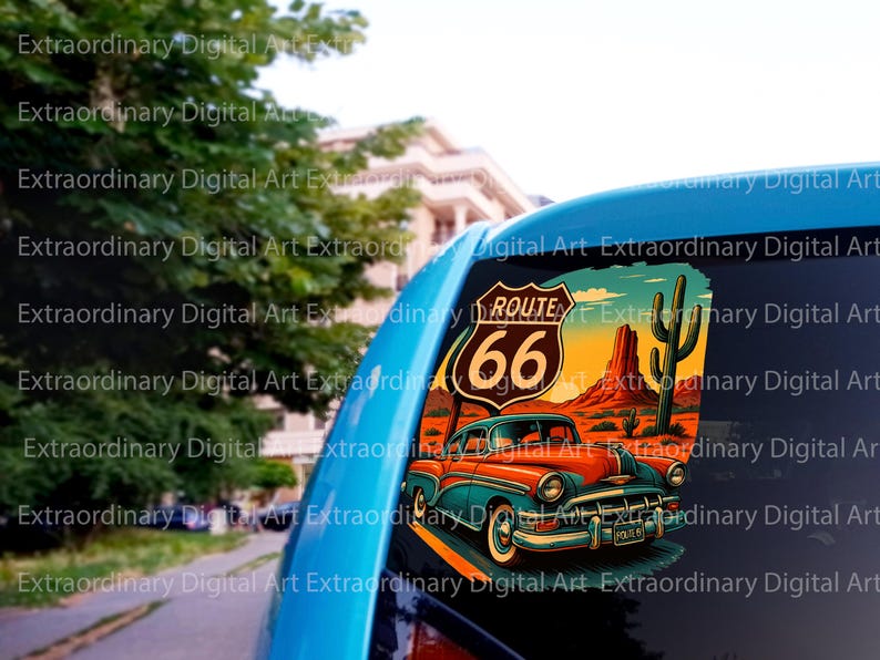 Route 66 Printable, Route 66 Png, Road Trip Clipart, Road Trip Png ...