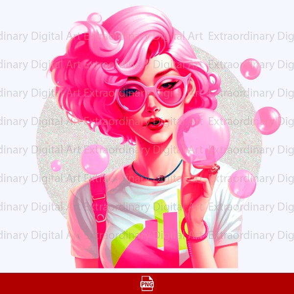 Bunny With Bubble Gum Png - Etsy