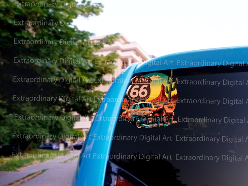 Route 66 Png Classic Cars Sublimation Car PNG Files Route - Etsy