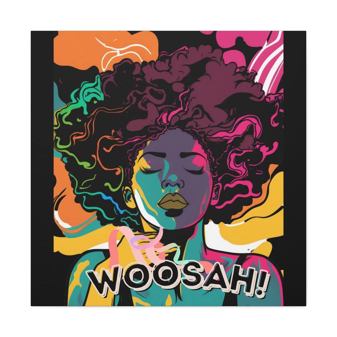 Colorful Natural Woosah Canvas Gallery Wrap Meditation Art - Etsy