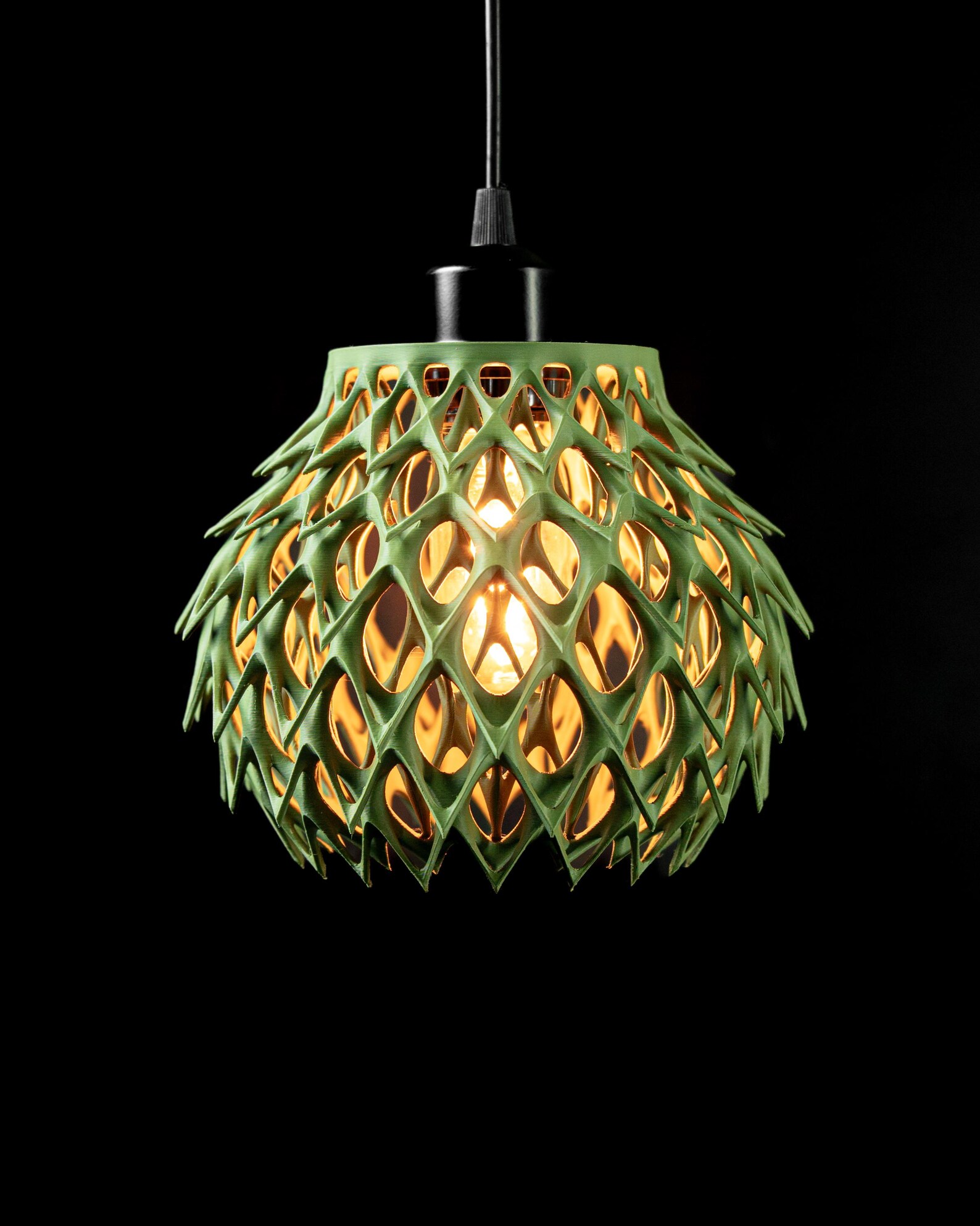 Modern 3D Printed Pendant Lamp • Nature-inspired Light • Unique ...