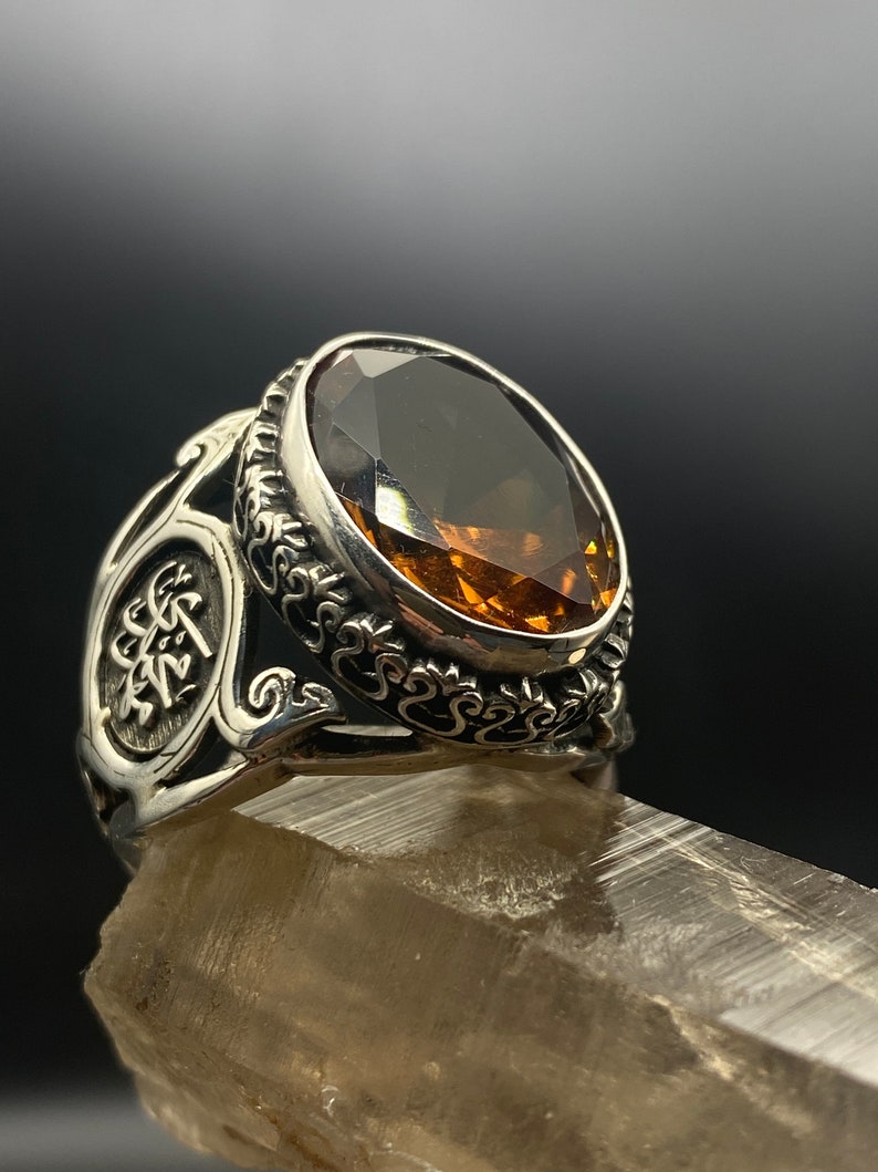 Zultanite Stone Silver Men Ring, Handmade Ring, Quartz Ring, 925 ...