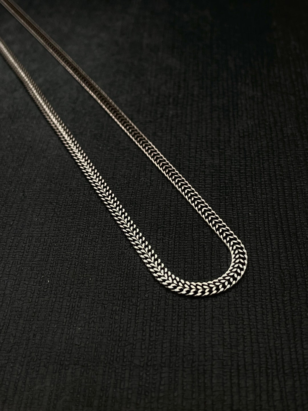 Viking Chain Necklace, 925k Sterling Silver, Unique Chain, Neckace for ...