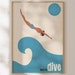 Born to Dive, Sport, Downloadable Art, Wall Decor, Printable Wall Art ...