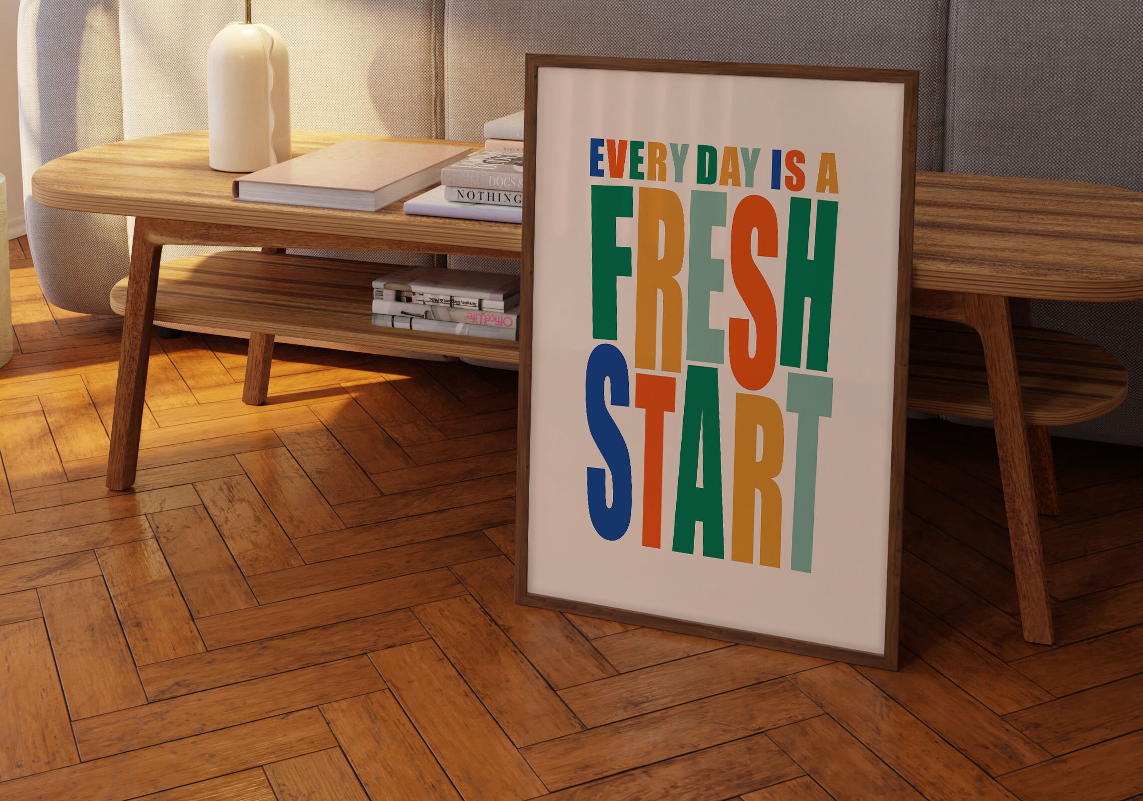 Every Day is a Fresh Start Downloadable Art Wall Decor - Etsy
