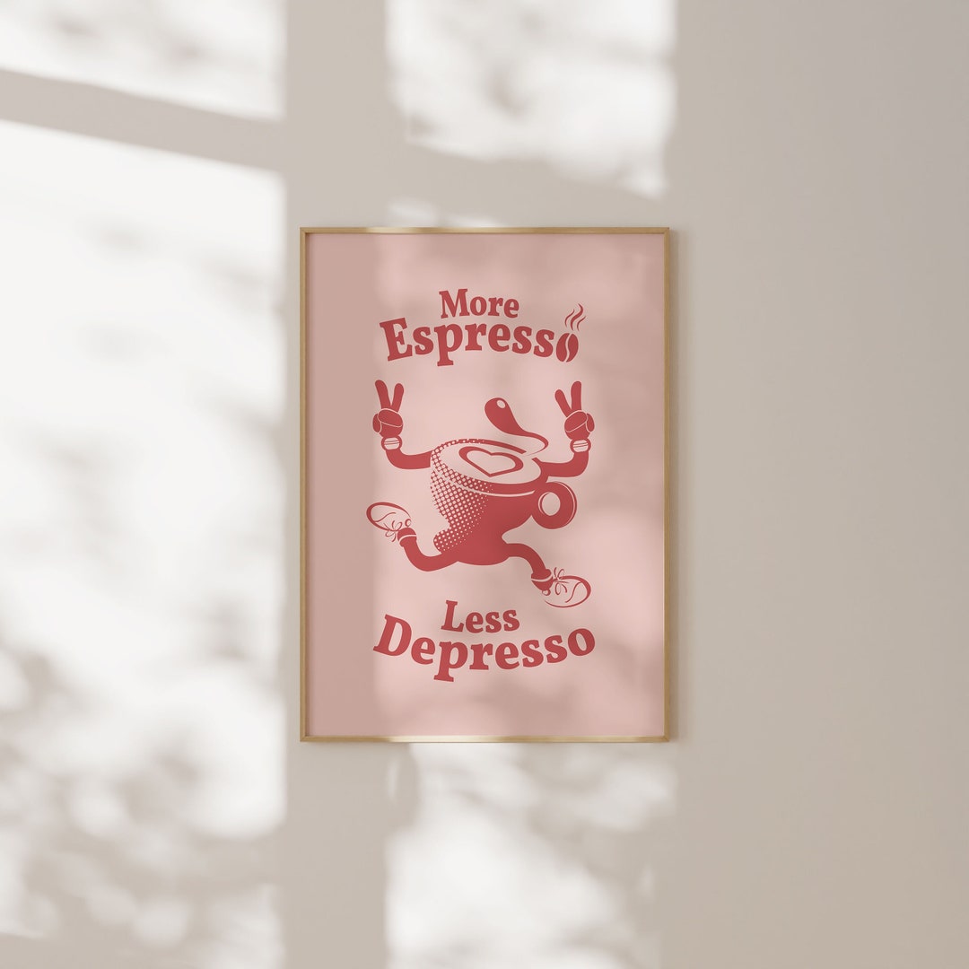 Espresso, Coffeelover, Downloadable Art, Wall Decor, Printable Wall Art ...