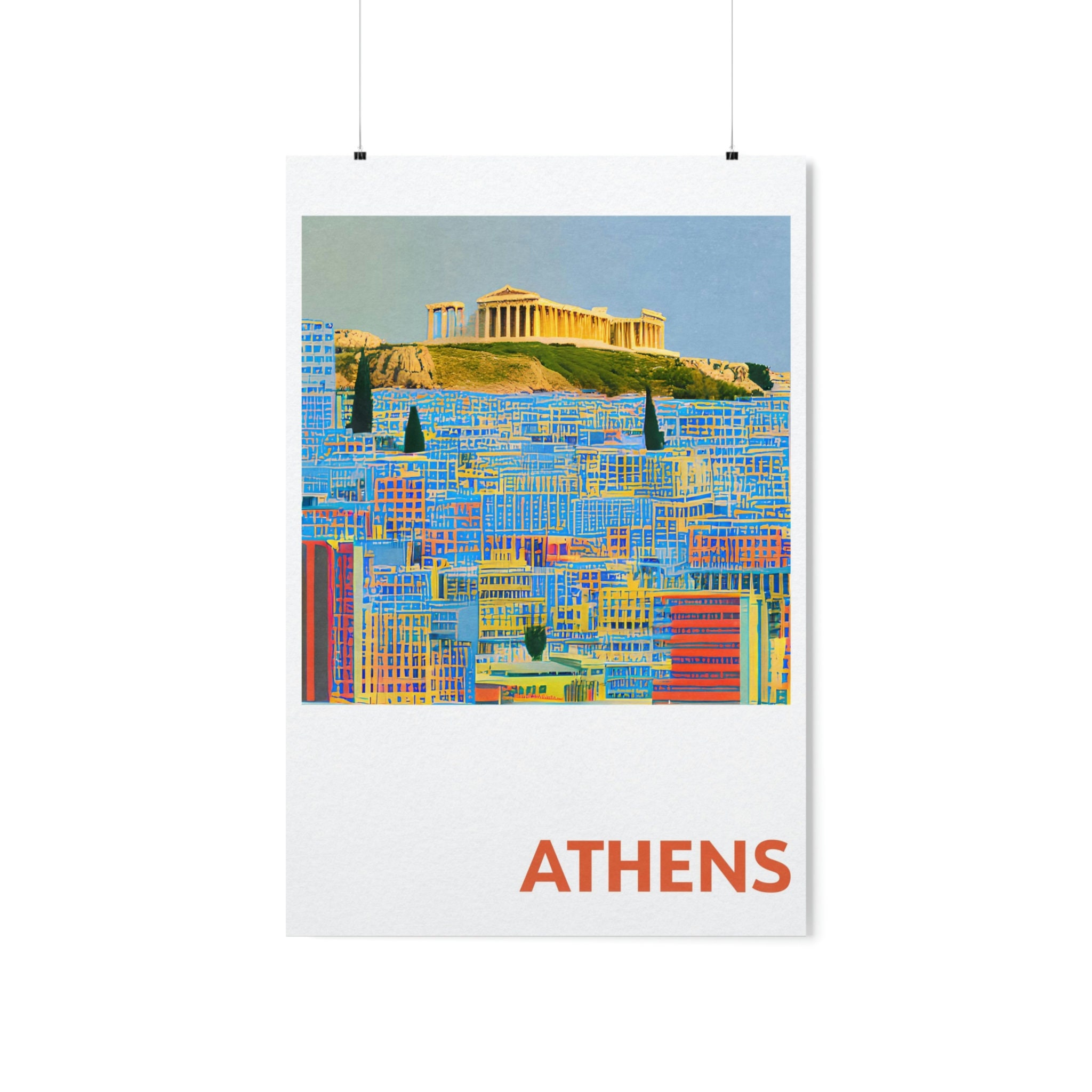 Athens Travel Poster, Athens Poster, Athens Wall Art, Athens Print ...