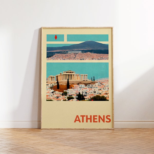 Athens Poster - Etsy