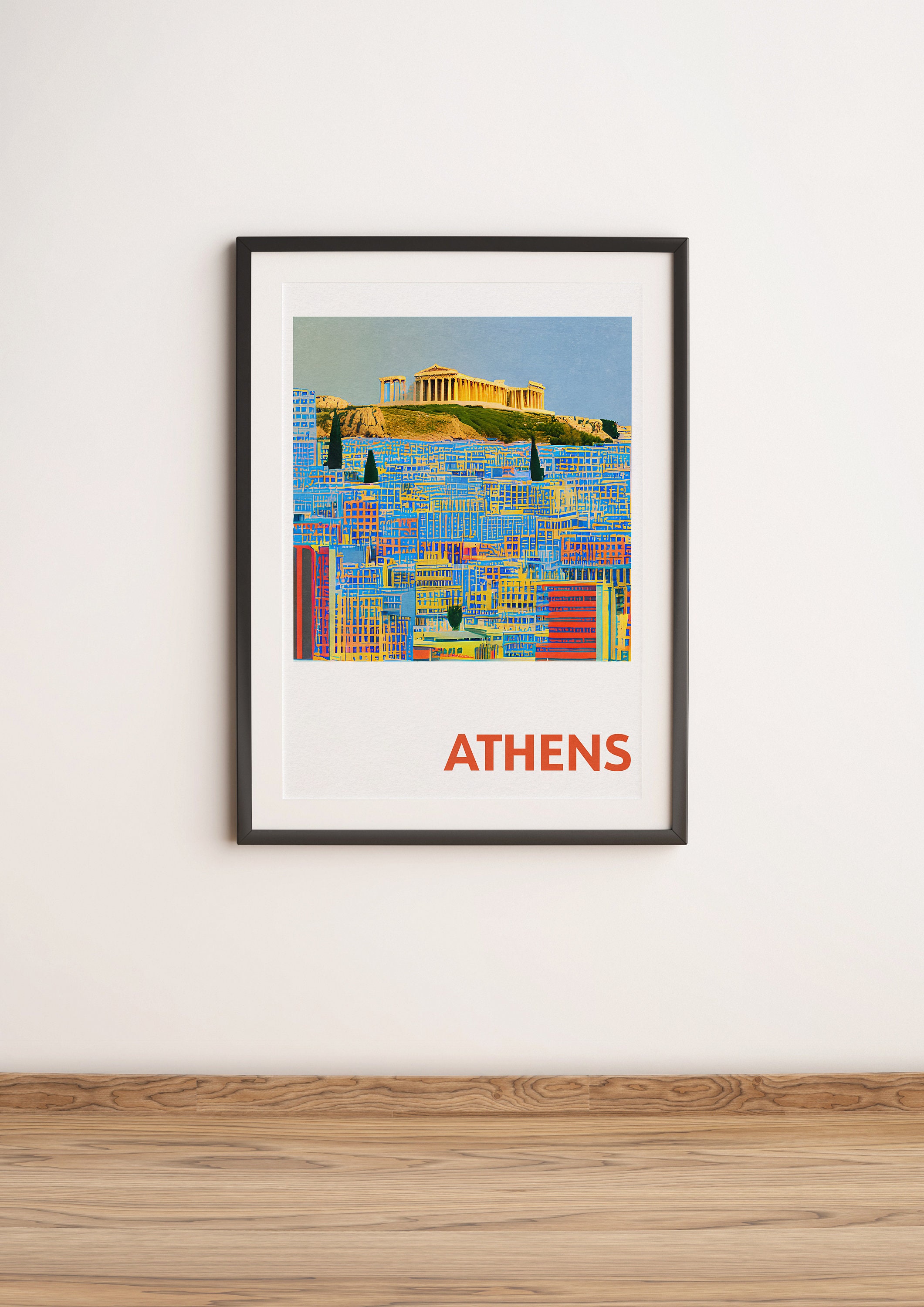 Athens Travel Poster, Athens Poster, Athens Wall Art, Athens Print ... Athens Travel Poster, Athens Poster, Athens Wall Art, Athens Print ...