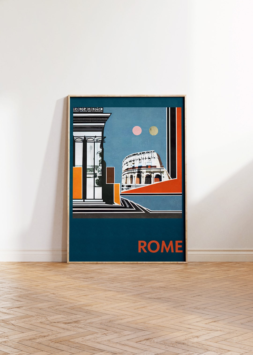 Rome Travel Poster, Rome Poster, Rome Wall Art, Rome Print, Rome Art ...