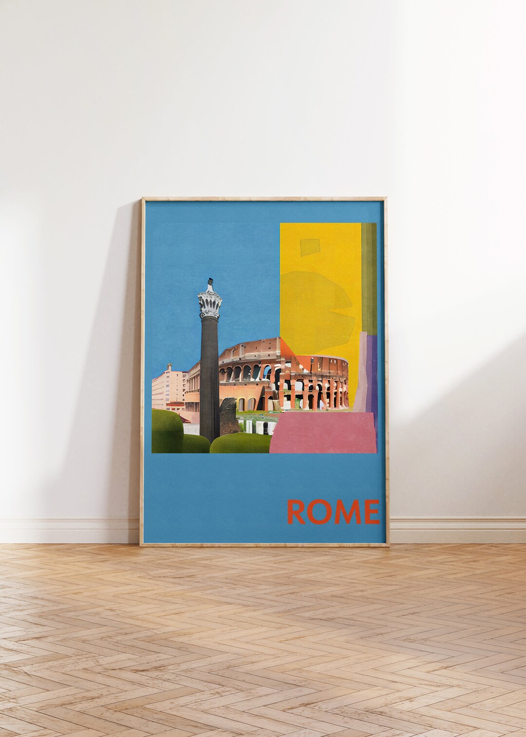 Rome Travel Poster, Rome Poster, Rome Wall Art, Rome Print, Rome Art ...
