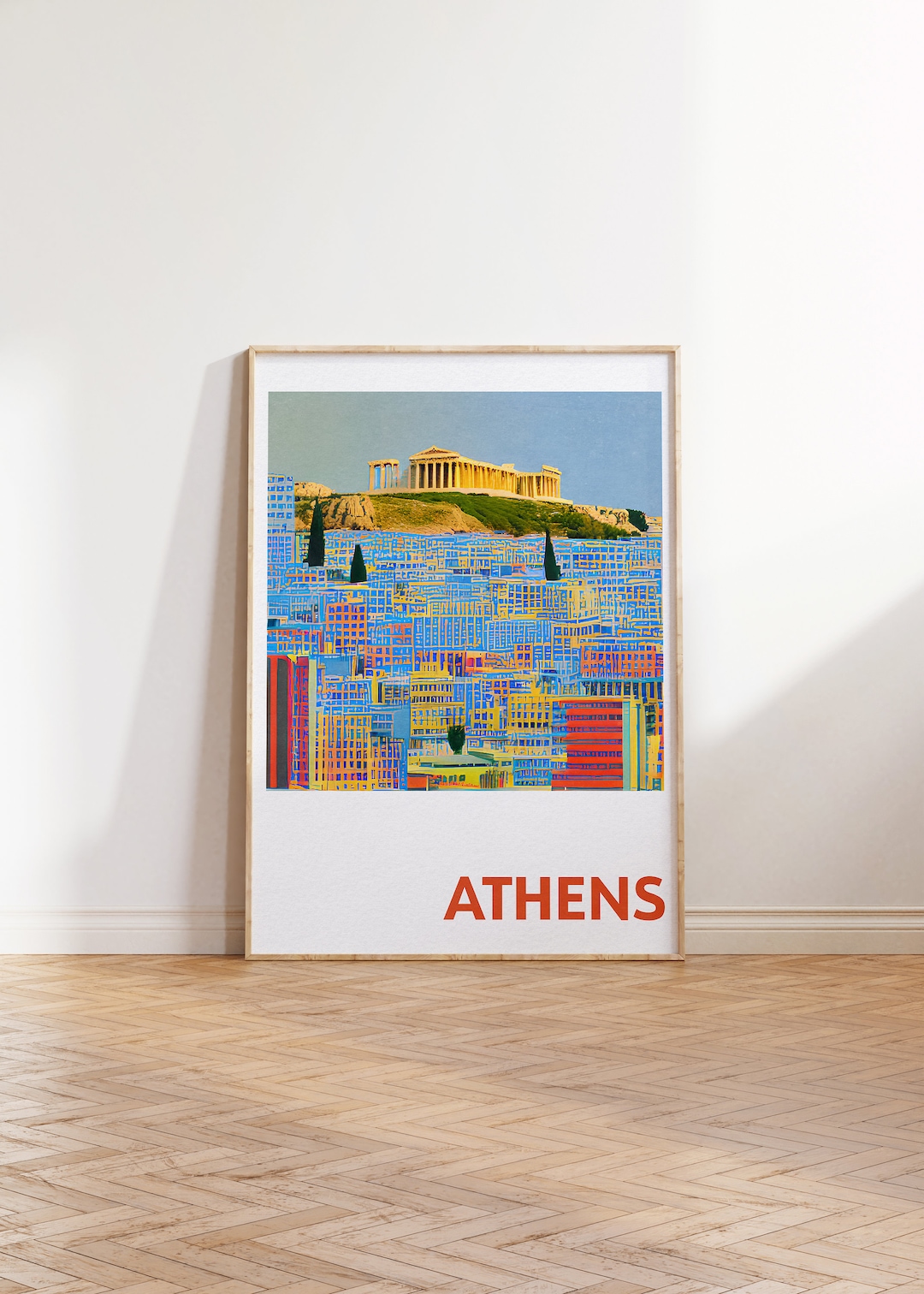 Athens Travel Poster, Athens Poster, Athens Wall Art, Athens Print ...