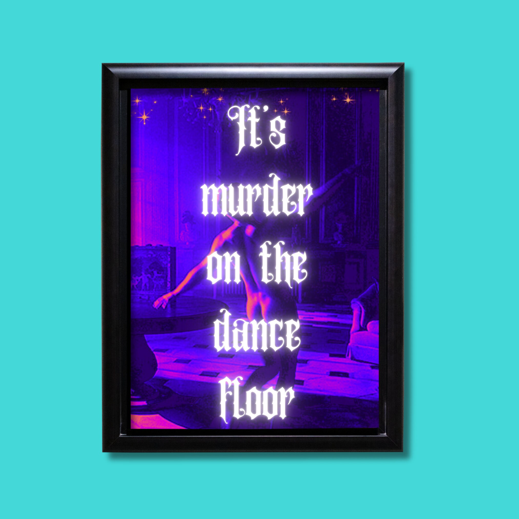 Saltburn murder on the Dance Floor Movie Poster Barry Keoghan Art Print ...