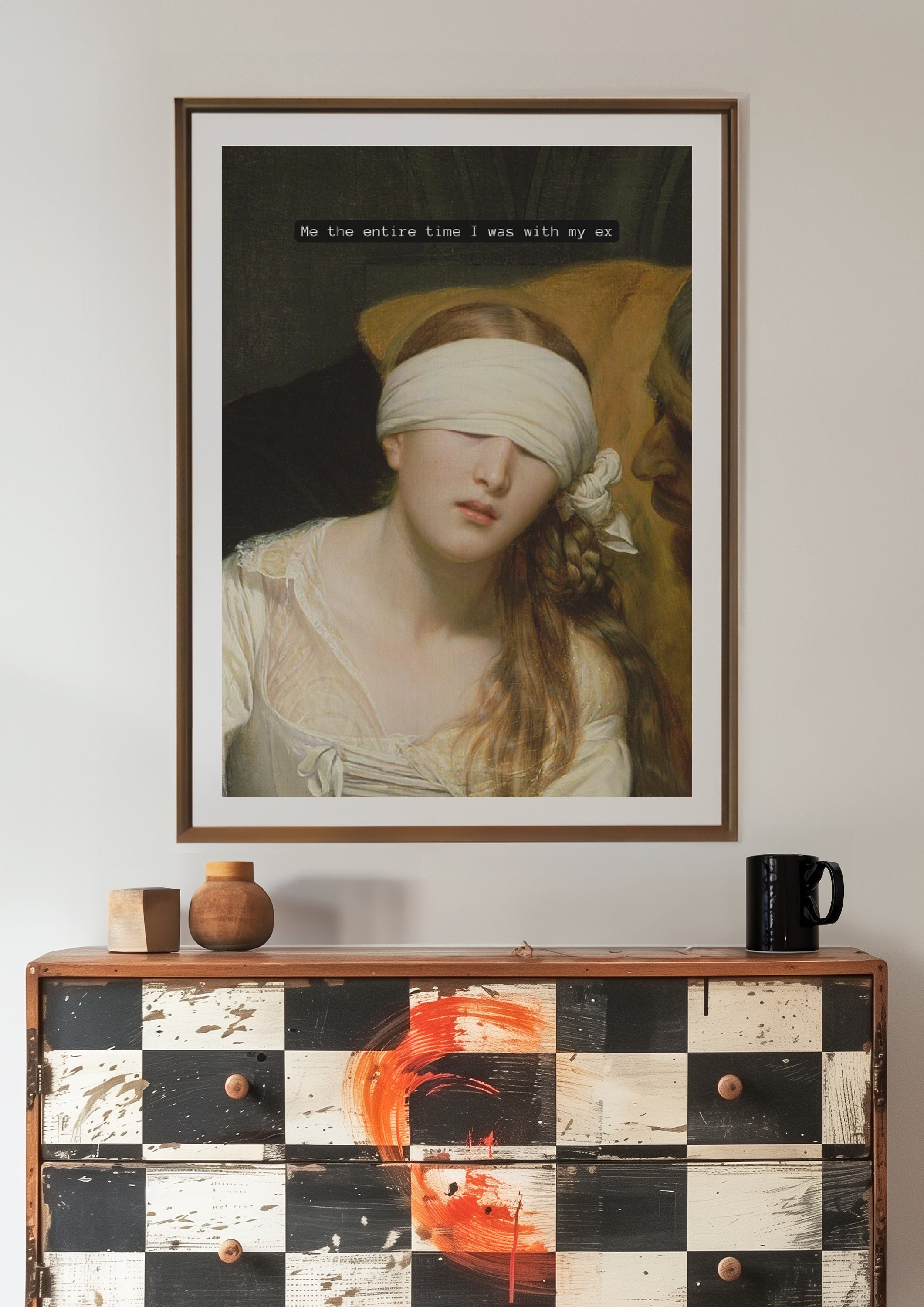 PRINT Red Flags Classic Meme Art Maximalist Decor Funny Wall Art ...