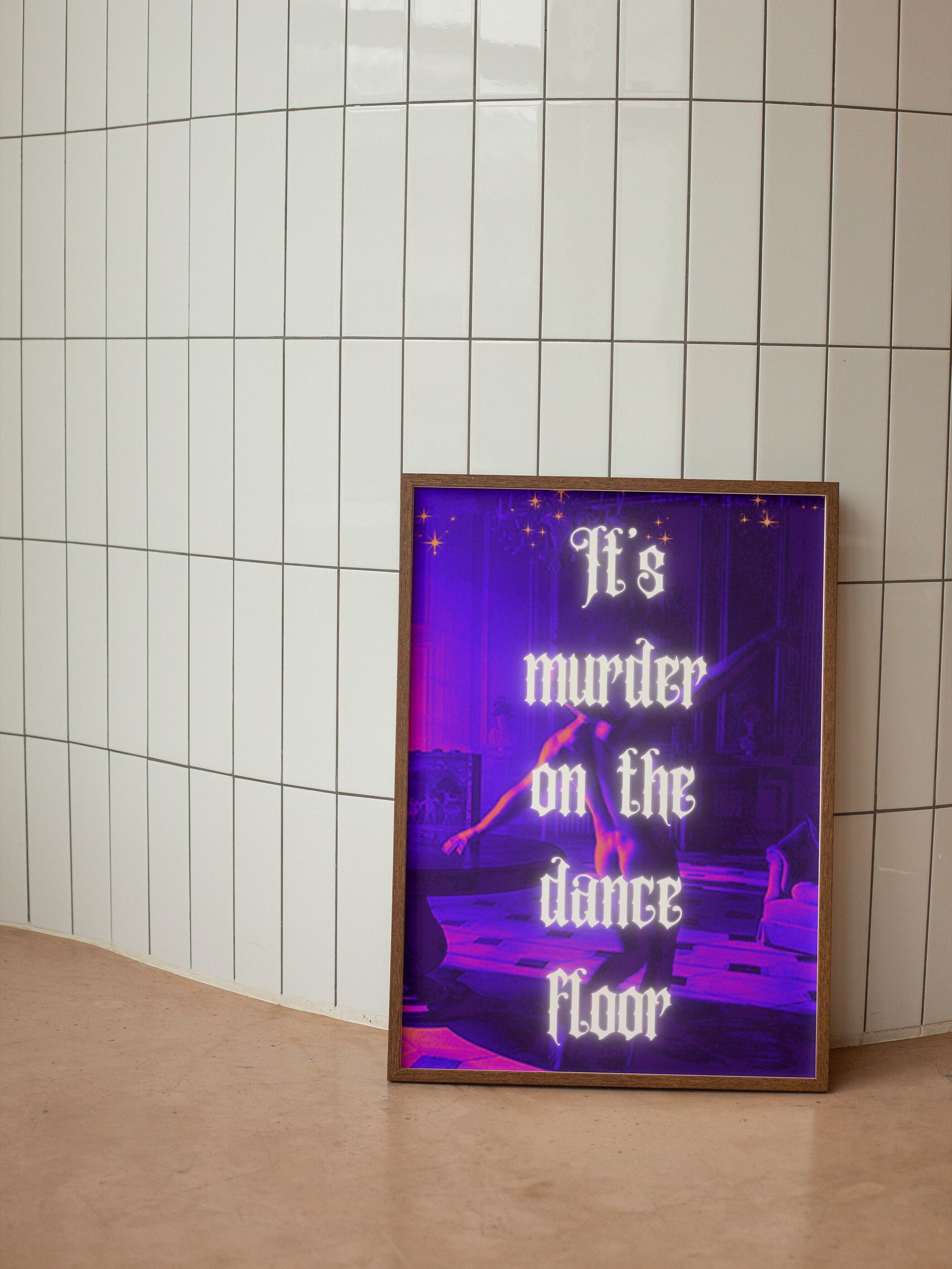 Saltburn murder on the Dance Floor Movie Poster Barry Keoghan Art Print ...