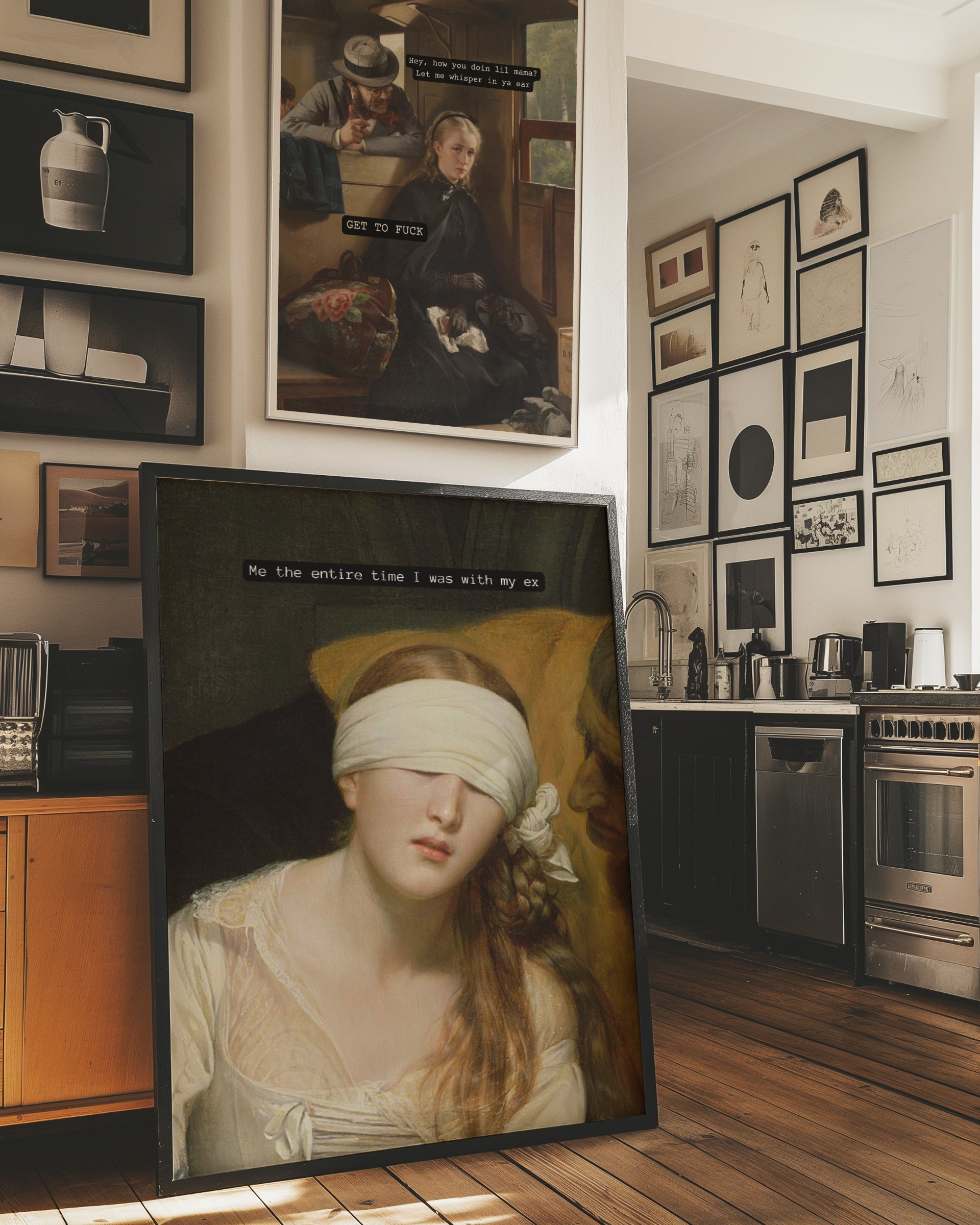 PRINT Red Flags Classic Meme Art Maximalist Decor Funny Wall Art ...