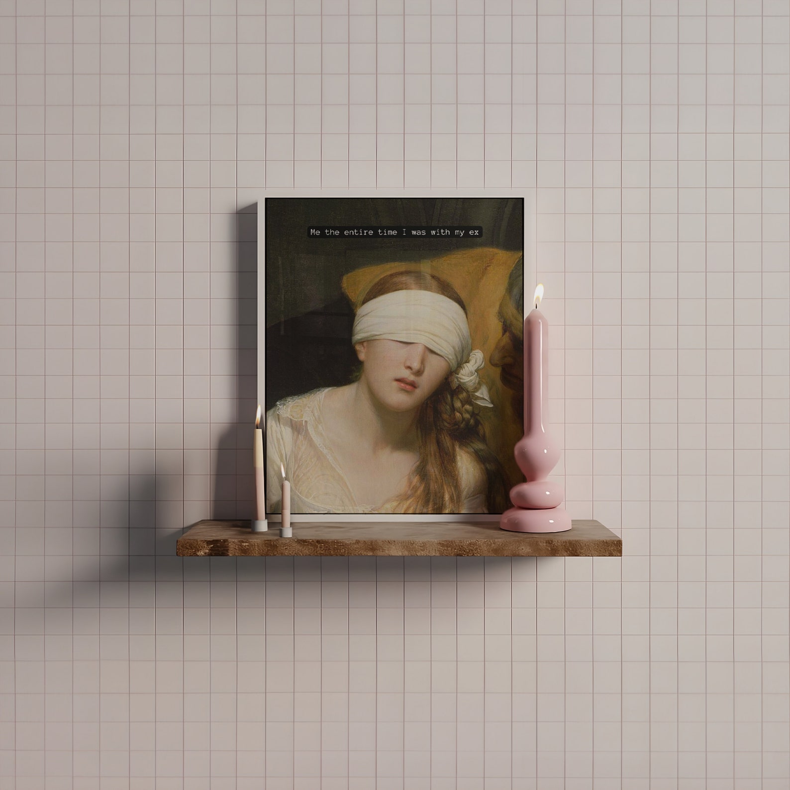 PRINT Red Flags Classic Meme Art Maximalist Decor Funny Wall Art ...