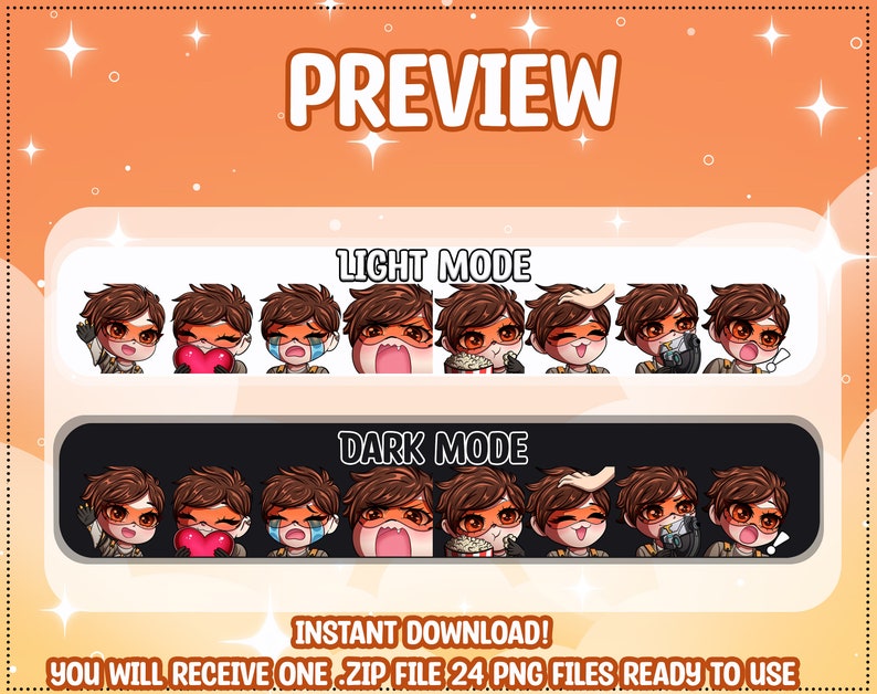 Overwatch Tracer Emotes Bundle | Twitch, Discord, Youtube - Etsy