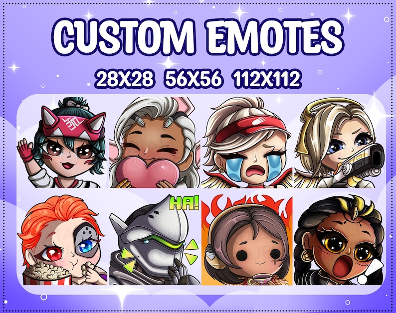 CUSTOM EMOTES | High Quality Custom Emotes for Twitch | Discord ...