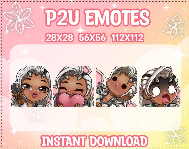 Cute Overwatch Lifeweaver Emotes BUNDLE for Twitch | Discord | Youtube ...