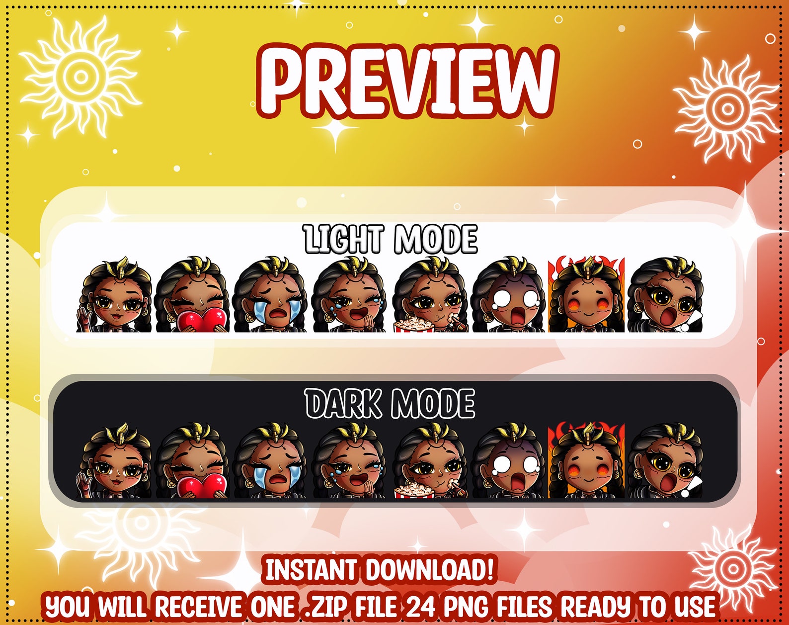 Cute Overwatch Illari Emotes BUNDLE for Twitch | Discord | Youtube ...