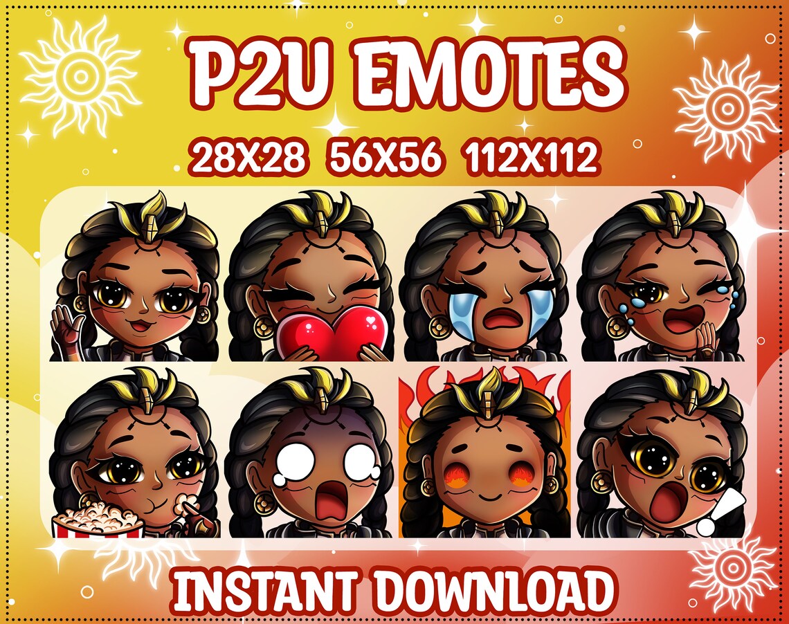 Cute Overwatch Illari Emotes BUNDLE for Twitch | Discord | Youtube ...
