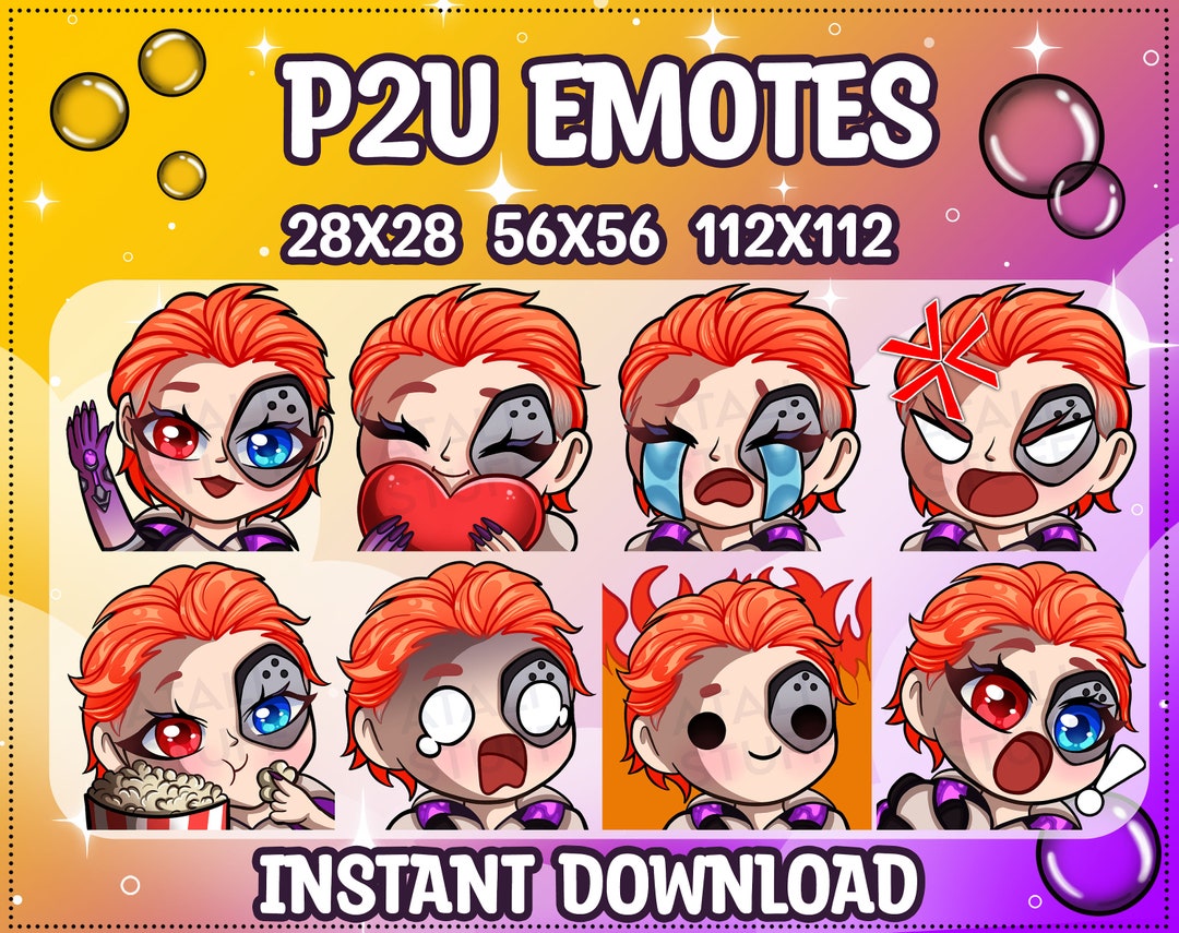 Cute Overwatch Moira Emotes BUNDLE for Twitch | Discord | Youtube ...