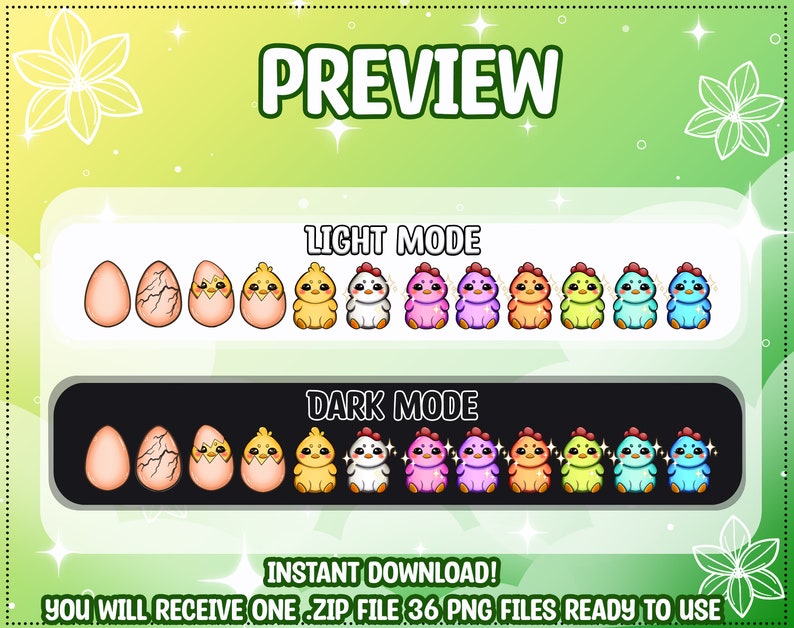 Baby Chicken Egg Hatch Sub/bit Badges for Twitch | Discord | Youtube ...