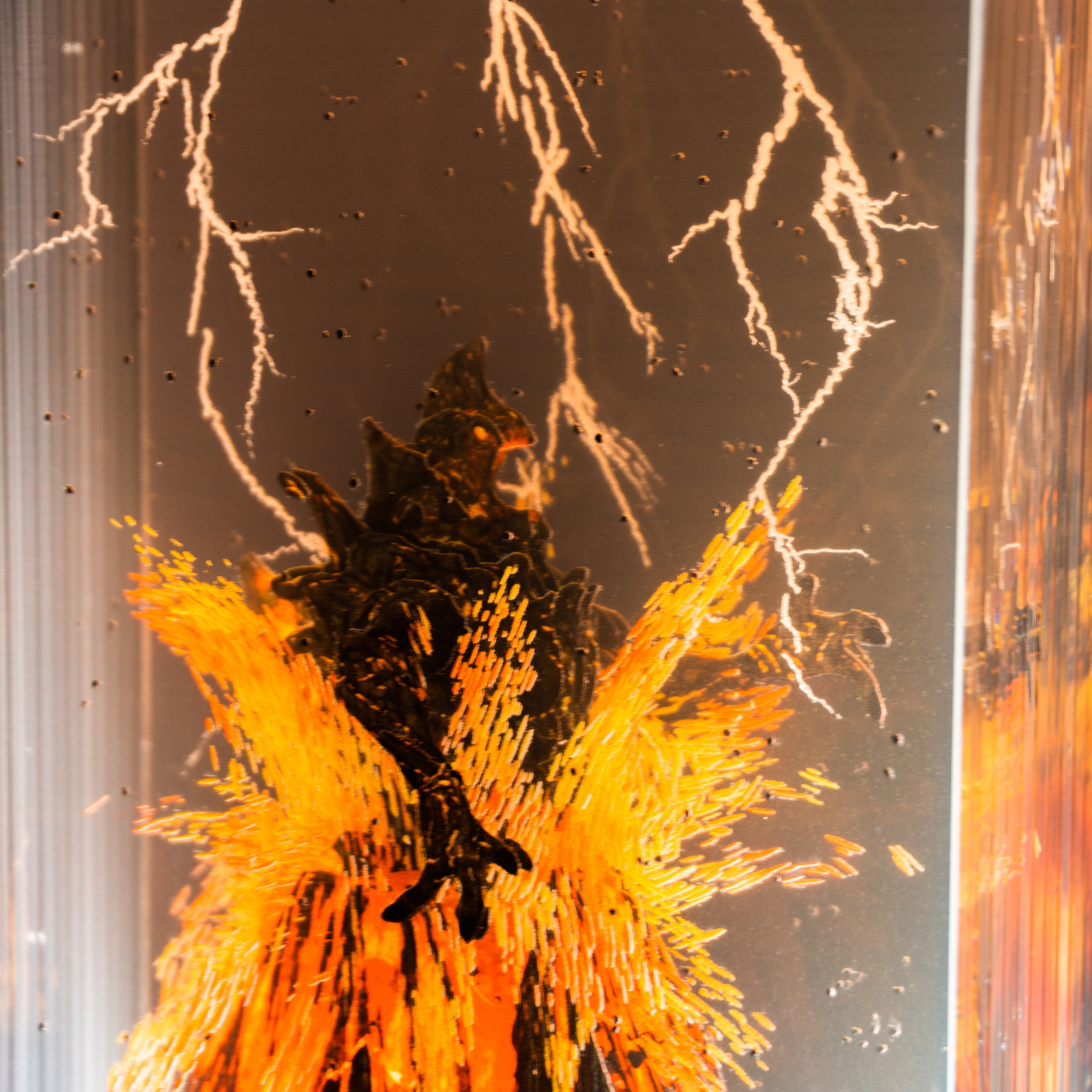 Birth of a Monster Resin Nightlight 12 Layers Epoxy Sculpture Desktop ...