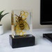 Honey Bee Resin Shelf Lamp for Bee Keepers Unique Nature Layered Epoxy ...
